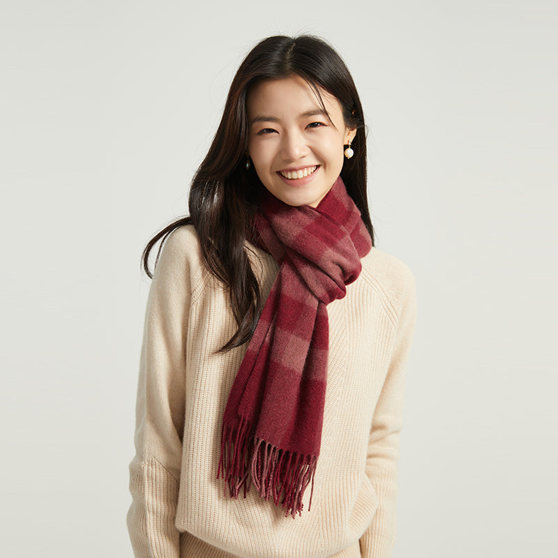 Serene Earth 犛牛毛圍巾 – 柔軟溫暖的冬季配件 – SHOKAY